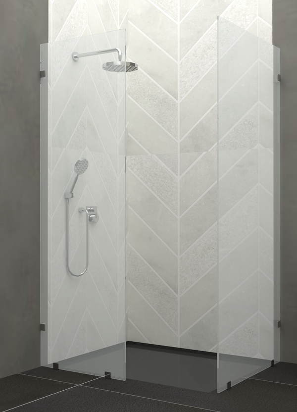 Aura Double Edge Shower Screen – FGC Home Gallery